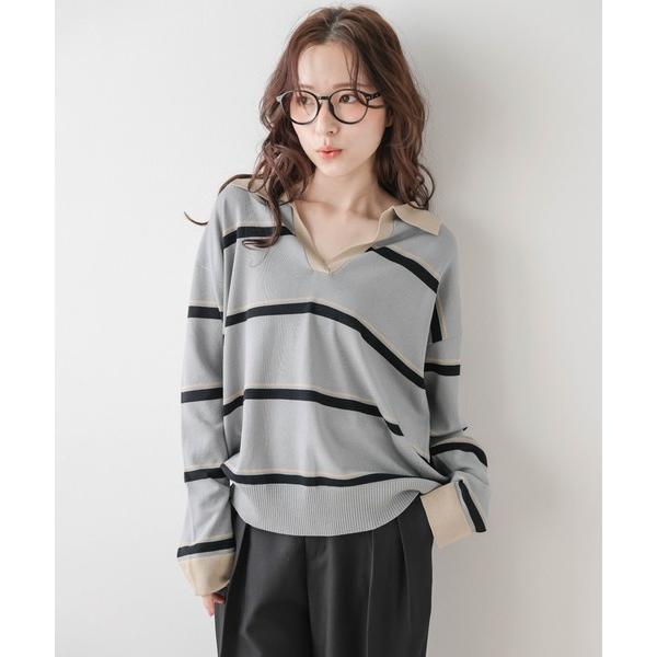 『タイムセール実施中』ZOZO問い合わせ番号:105040768ショップ:SUGAR BISKET，シュガービスケットブランド:La-gemme，ラジェム商品名:2タイプマルチボーダーニットトップスカテゴリ:トップス>ニット/セーター...