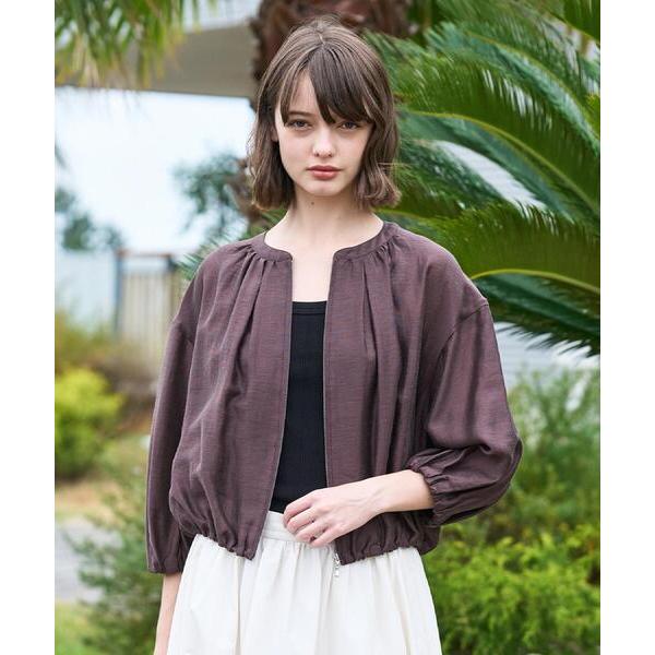 『タイムセール実施中』ZOZO問い合わせ番号:105041180ショップ:DRESSTERIOR，ドレステリアブランド:DRESSTERIOR，ドレステリア商品名:ウォッシャブル シアーショートブルゾンカテゴリ:ジャケット/アウター>...