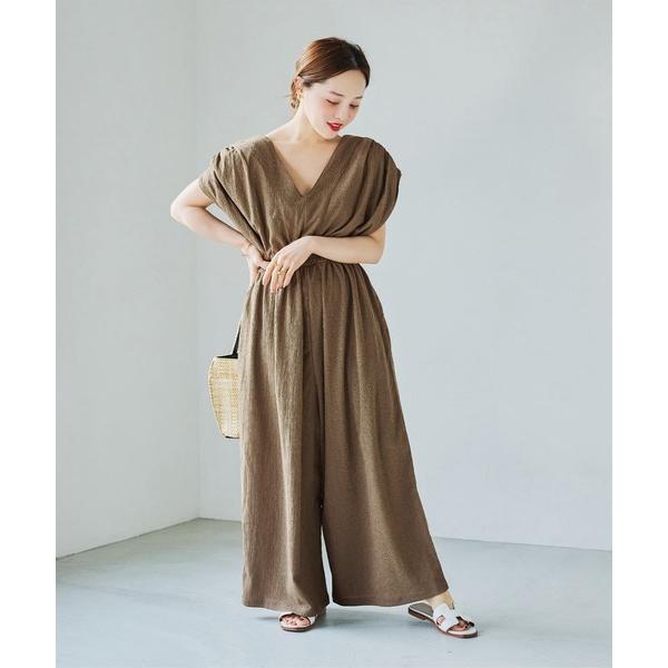 『タイムセール実施中』ZOZO問い合わせ番号:105041208ショップ:kobelettuce，コウベレタスブランド:KOBE LETTUCE，コウベレタス商品名:[ 田中亜希子さんコラボ ] 選べるサイズ深Vネックオールインワンカテゴリ...