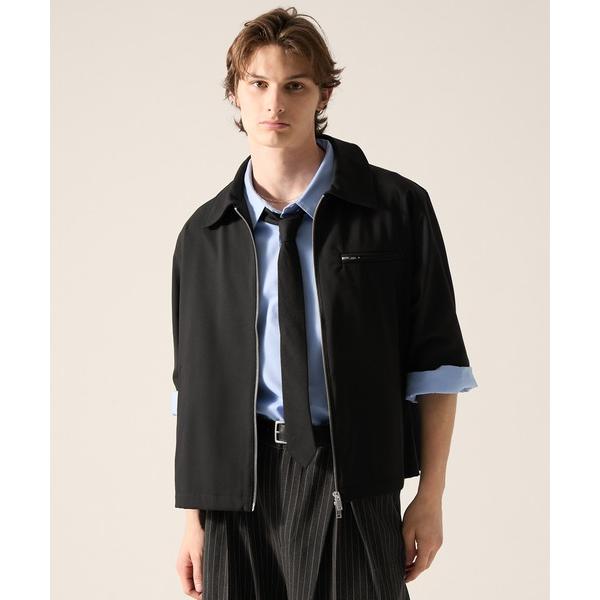 ZOZO問い合わせ番号:105041718ショップ:EMMA CLOTHES，エマ クローズブランド:CLEL，クレイル商品名:【CLEL】Grace Cloth Zip Shirt / グレイスクロス ジップシャツカテゴリ:トップス&gt...