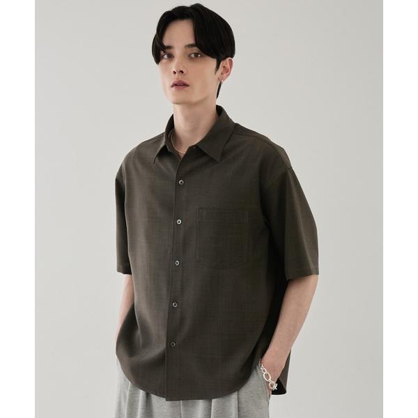 ZOZO問い合わせ番号:105041722ショップ:EMMA CLOTHES，エマ クローズブランド:LUENNA，ルエナ商品名:【LUENNA】Compact Half Sleeve Regular Collar Shirt / コンパク...