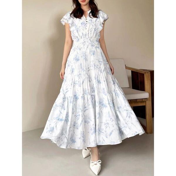 ZOZO問い合わせ番号:105041737ショップ:dazzlin，ダズリンブランド:dazzlin，ダズリン商品名:ストライプフラワーワンピースカテゴリ:ワンピース/ドレス>ワンピースブランド品番:022630301701素材:表地...