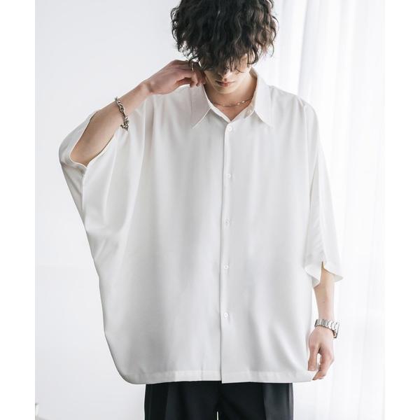 『セール実施中』ZOZO問い合わせ番号:105041856ショップ:Rocky Monroe，ロッキーモンローブランド:Rocky Monroe，ロッキーモンロー商品名:接触冷感 とろみビッグシルエットドルマン半袖シャツカテゴリ:トップス&...