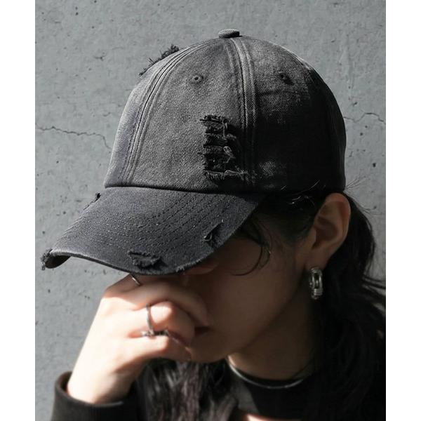 ZOZO問い合わせ番号:105041859ショップ:antiqua，アンティカブランド:antiqua，アンティカ商品名:綿100  ダメージ加工 キャップカテゴリ:帽子>キャップブランド品番:KYO-0034素材:本体：綿100%原...