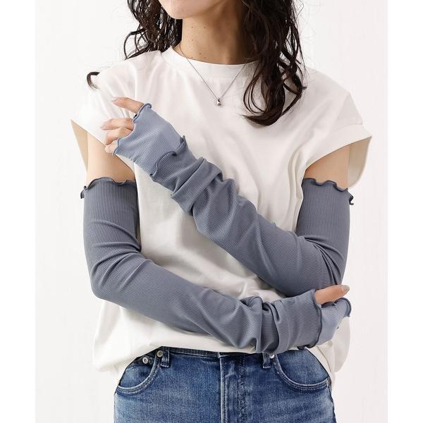 ZOZO問い合わせ番号:105042414ショップ:Kana，カナブランド:emesuelee，エメスーリー商品名:UVカット 接触冷感 リブ切り替えアームカバー 60cmカテゴリ:ファッション雑貨>アームカバーブランド品番:106-...