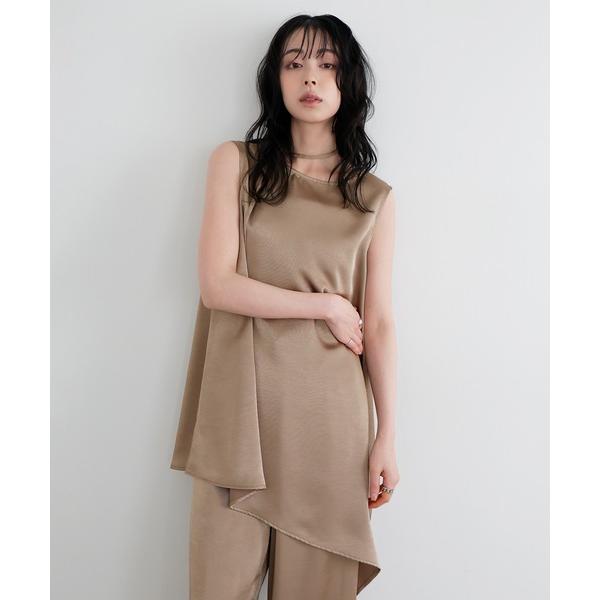 ZOZO問い合わせ番号:105042632ショップ:LIAN，リアンブランド:LIAN，リアン商品名:サテンアシメブラウスカテゴリ:トップス>シャツ/ブラウスブランド品番:243-321L3029素材:ポリエステル　100%原産国:中...