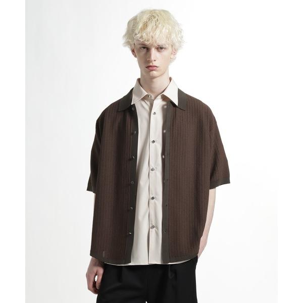ZOZO問い合わせ番号:105042791ショップ:HARE，ハレブランド:HARE，ハレ商品名:パールボタンニットシャツ(HARE)カテゴリ:トップス>ニット/セーターブランド品番:661505素材:綿51%  ポリエステル49%カ...