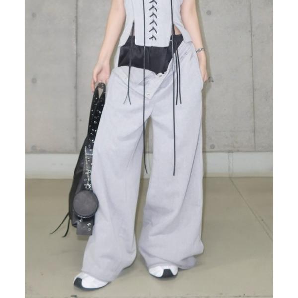 ZOZO問い合わせ番号:105054785ショップ:JOSE MOON，ジョゼムーンブランド:JOSE MOON，ジョゼムーン商品名:LAYERED LIKE SWEAT PANTS/レイヤードライクスウェットパンツカテゴリ:パンツ>...