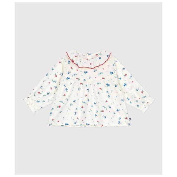 『セール実施中』ZOZO問い合わせ番号:105078406ショップ:PETIT BATEAU，プチバトーブランド:PETIT BATEAU，プチバトー商品名:フラワープリント長袖ブラウスカテゴリ:トップス>シャツ/ブラウスブランド品番...