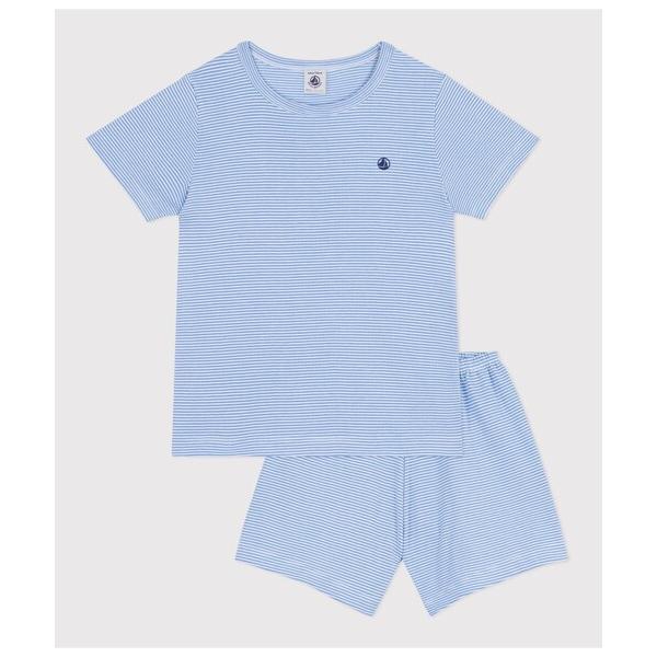 ZOZO問い合わせ番号:105078409ショップ:PETIT BATEAU，プチバトーブランド:PETIT BATEAU，プチバトー商品名:ミラレ半袖パジャマカテゴリ:ルームウェア>ルームウェア/パジャマブランド品番:A0FCIA素...