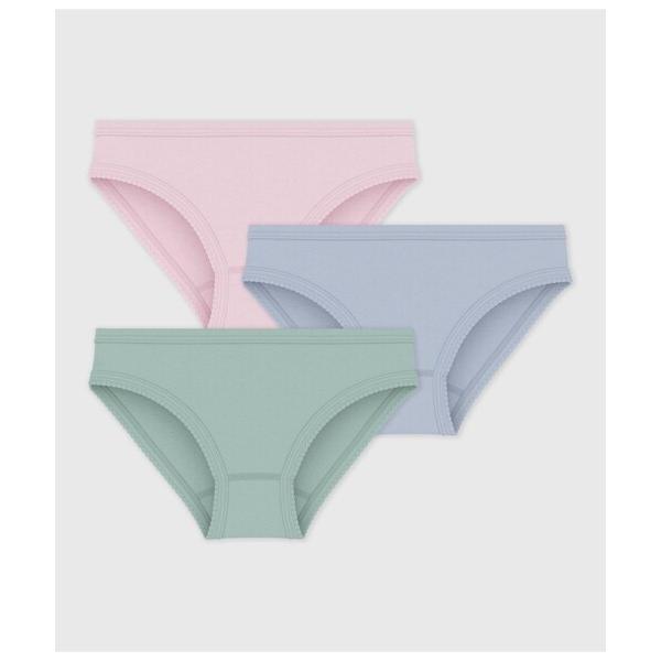 ※このアイテムは返品・交換対象外商品です。ZOZO問い合わせ番号:105078423ショップ:PETIT BATEAU，プチバトーブランド:PETIT BATEAU，プチバトー商品名:ポワンココットショーツ３枚組カテゴリ:アンダーウェア&g...