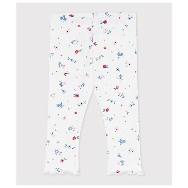 ZOZO問い合わせ番号:105078429ショップ:PETIT BATEAU，プチバトーブランド:PETIT BATEAU，プチバトー商品名:フラワーリブ編みカルソンカテゴリ:パンツ>その他パンツブランド品番:A0FFO素材:100%...