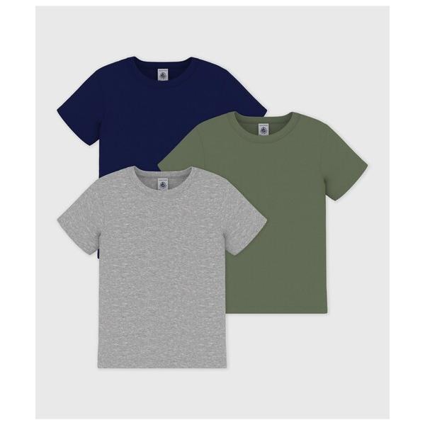 ※このアイテムは返品・交換対象外商品です。ZOZO問い合わせ番号:105078458ショップ:PETIT BATEAU，プチバトーブランド:PETIT BATEAU，プチバトー商品名:コットン半袖Ｔシャツ3枚組カテゴリ:アンダーウェア&gt...