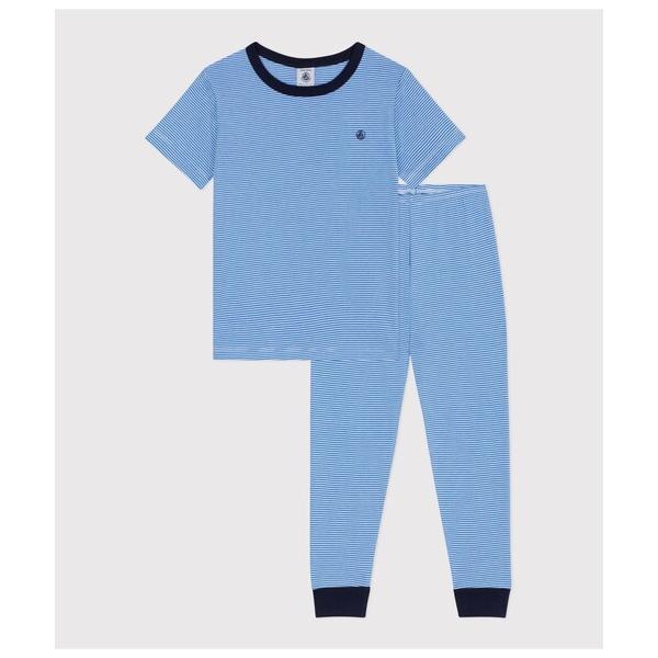 『セール実施中』ZOZO問い合わせ番号:105078475ショップ:PETIT BATEAU，プチバトーブランド:PETIT BATEAU，プチバトー商品名:ミラレ半袖長ズボンパジャマカテゴリ:ルームウェア>ルームウェア/パジャマブラ...