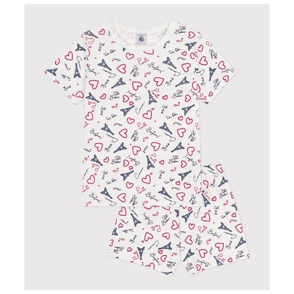 ZOZO問い合わせ番号:105078482ショップ:PETIT BATEAU，プチバトーブランド:PETIT BATEAU，プチバトー商品名:プリント半袖パジャマカテゴリ:ルームウェア>ルームウェア/パジャマブランド品番:A0FV8B...