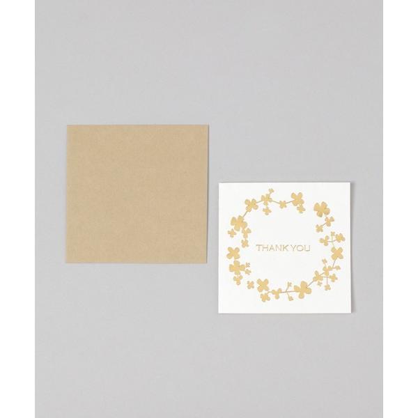 ZOZO問い合わせ番号:105078613ショップ:TODAY'S SPECIAL，トゥデイズスペシャルブランド:TODAY'S SPECIAL，トゥデイズスペシャル商品名:MINI CARD THANK YOU GD / 362019カテ...