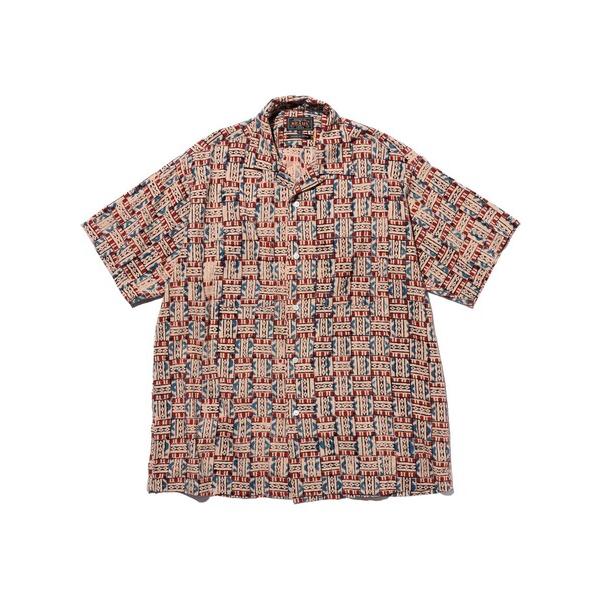 ZOZO問い合わせ番号:105078812ショップ:BEAMS MEN，ビームス メンブランド:BEAMS PLUS，ビームスプラス商品名:Open Collar Block Print (3)カテゴリ:トップス>シャツ/ブラウスブラ...