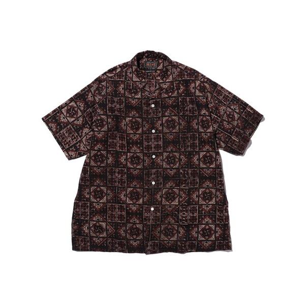 ZOZO問い合わせ番号:105078813ショップ:BEAMS MEN，ビームス メンブランド:BEAMS PLUS，ビームスプラス商品名:Open Collar Block Print (4)カテゴリ:トップス>シャツ/ブラウスブラ...