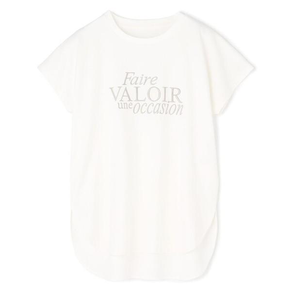 ZOZO問い合わせ番号:105078932ショップ:UNFILO，アンフィーロブランド:UNFILO，アンフィーロ商品名:BEAUTY FORM-T cotton ロゴ フレンチスリーブ Tシャツカテゴリ:トップス>Tシャツ/カットソ...