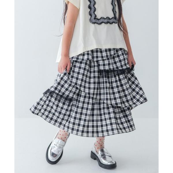 ZOZO問い合わせ番号:105079494ショップ:Wonder apartment，ワンダーアパートメントブランド:unica，ユニカ商品名:チェック柄メッシュフリルスカートカテゴリ:スカート>スカートブランド品番:162-1102...