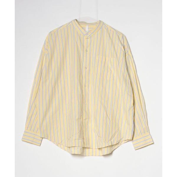 参考価格：4，950円発売時期：2022年02月コンディション：C（やや使用感あり）使用感があり、やや気になる傷や汚れがあるアイテム袖口・後身頃：汚れ参考商品名：ブロードビッグ 無地 ストライプ バンドカラーシャツ参考品番：322403H/...