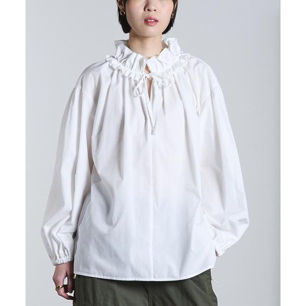 『セール実施中』ZOZO問い合わせ番号:105114578ショップ:ROSE BUD，ローズバッドブランド:ROSE BUD，ローズバッド商品名:RUFFLED COLLAR BLOUSEカテゴリ:トップス>シャツ/ブラウスブランド品...