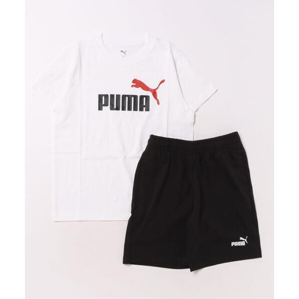 『タイムセール実施中』ZOZO問い合わせ番号:105114823ショップ:TSURUYA，ツルヤブランド:PUMA，プーマ，TSURUYA，ツルヤ商品名:《PUMA》ESS 2 COLOR NO. 1 LOGO Tシャツ AND ショーツ ...