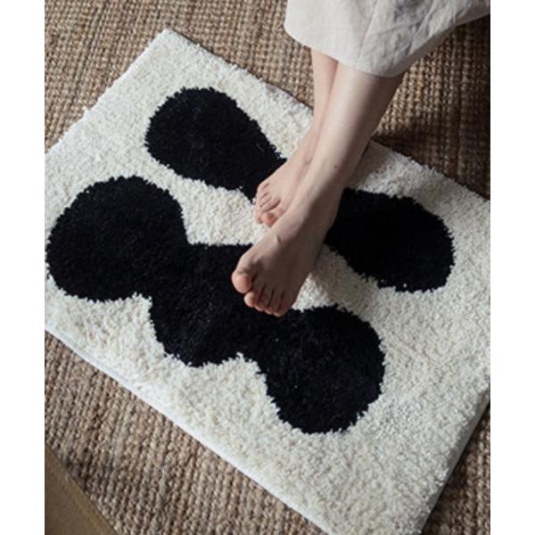 『タイムセール実施中』ZOZO問い合わせ番号:105150391ショップ:VIBGYOR，ヴィブジョーブランド:tood.，トード，VIBGYOR，ヴィブジョー商品名:【tood.】アブストラクト柄ラグマット フロアマットカテゴリ:インテリ...