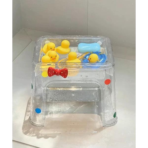 ZOZO問い合わせ番号:105150808ショップ:MANGROVE，マングローブブランド:Made in I，メイドインアイ，MANGROVE，マングローブ商品名:カラフルドットクリア収納チェアカテゴリ:インテリア>収納グッズブラン...