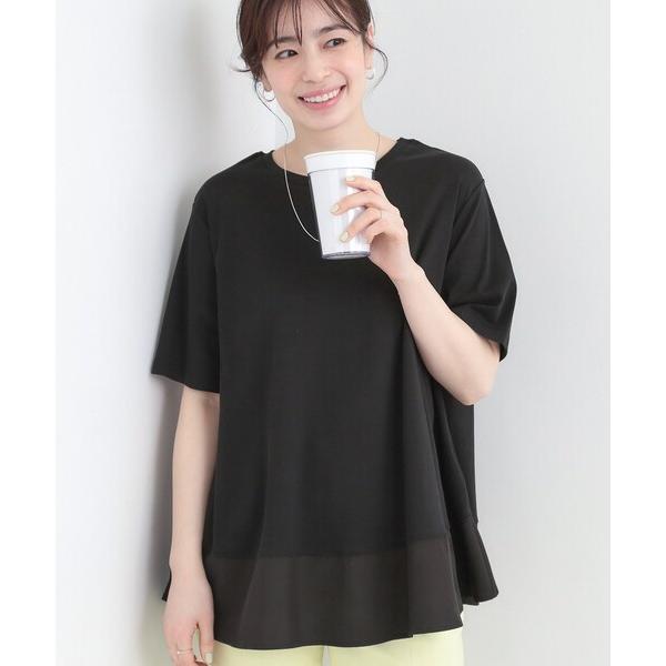 ZOZO問い合わせ番号:105150861ショップ:SHOO・LA・RUE，シューラルーブランド:SHOO・LA・RUE，シューラルー商品名:【ひんやり/UV/抗菌防臭】体型カバーも叶う　裾切り替えAライントップスカテゴリ:トップス>...
