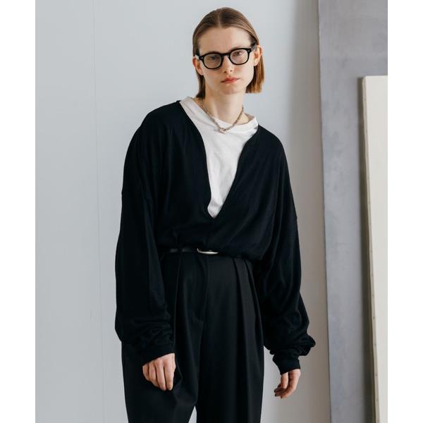 ZOZO問い合わせ番号:105150972ショップ:CREDONA，クレドナブランド:CREDONA，クレドナ商品名:SUPER 120s FINE WOOL V NECK KNIT/スーパーファインウールネックニットカテゴリ:トップス&g...