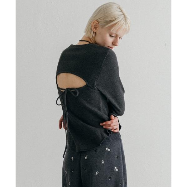 ZOZO問い合わせ番号:105151020ショップ:CREDONA，クレドナブランド:CREDONA，クレドナ商品名:BACK OPEN THERMAL TOP/バックオープンサーマルトップカテゴリ:トップス>Tシャツ/カットソーブラ...