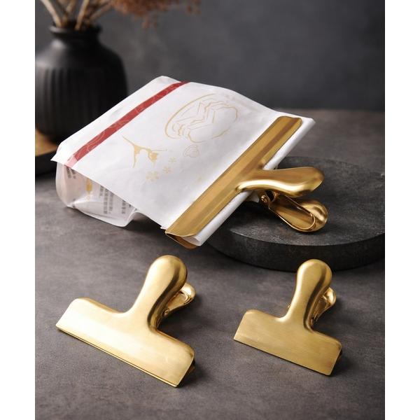 ZOZO問い合わせ番号:105151474ショップ:RiNc，リンクブランド:NOLITA LABORATORY，ノリータラボラトリー商品名:【 NOLITA / ノリータ 】3サイズ SET ステンレス ゴールドビッグクリップ / 韓国イ...