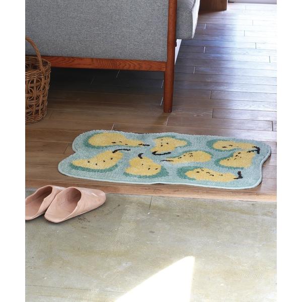 ZOZO問い合わせ番号:105151665ショップ:SiNCERE，シンシアブランド:Creer，クレエ，SiNCERE，シンシア商品名:〈EIBORIE/エイボリー〉フルーツ フロアマット ハンドメイドカテゴリ:インテリア>ラグ/マ...