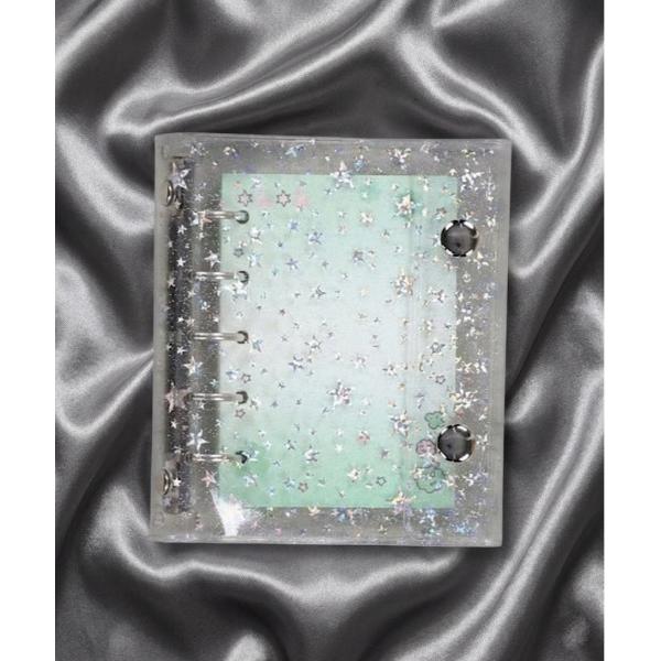 『タイムセール実施中』ZOZO問い合わせ番号:105151882ショップ:SPINNS，スピンズブランド:SPINNS，スピンズ商品名:【nini toys/ニニトイズ】中のシートを変えれば シール帳にもなる☆クリアメモバインダー/シールバ...