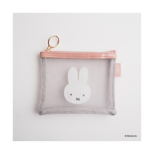 ZOZO問い合わせ番号:105151972ショップ:MARK'S，マークスブランド:Dick Bruna，ディックブルーナ，MARK'S，マークス，Miffy， ミッフィー商品名:BRUNA BICOLOR MESH ミニフラットポーチカテ...