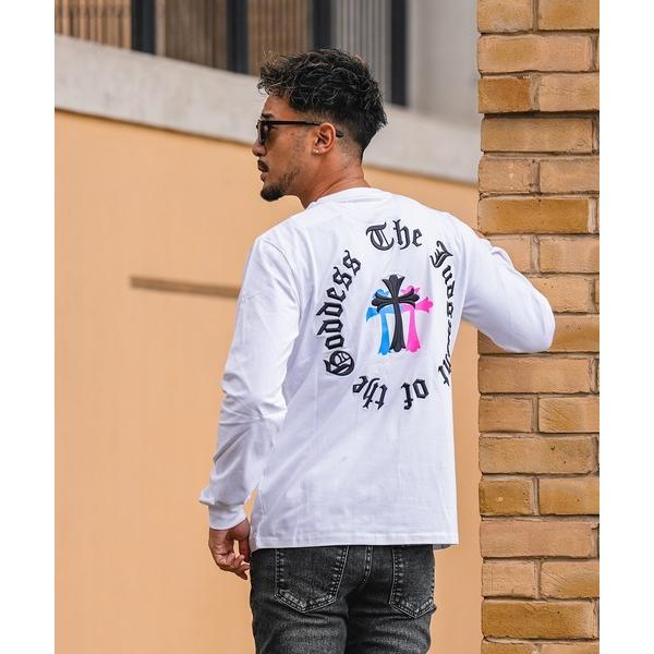 ZOZO問い合わせ番号:105152266ショップ:adamsJUGGLER，アダムスジャグラーブランド:adamsJUGGLER，アダムスジャグラー商品名:RTEG T.C クロスロンティーカテゴリ:トップス>Tシャツ/カットソーブ...