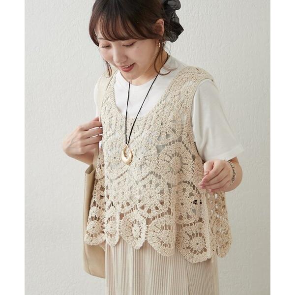 ZOZO問い合わせ番号:105152749ショップ:RMAF，リマインドミーアンドフォーエバーブランド:Remind me and forever，リマインドミーアンドフォーエバー商品名:【きれいめカジュアルセットアイテム】かぎ針ベスト＆T...