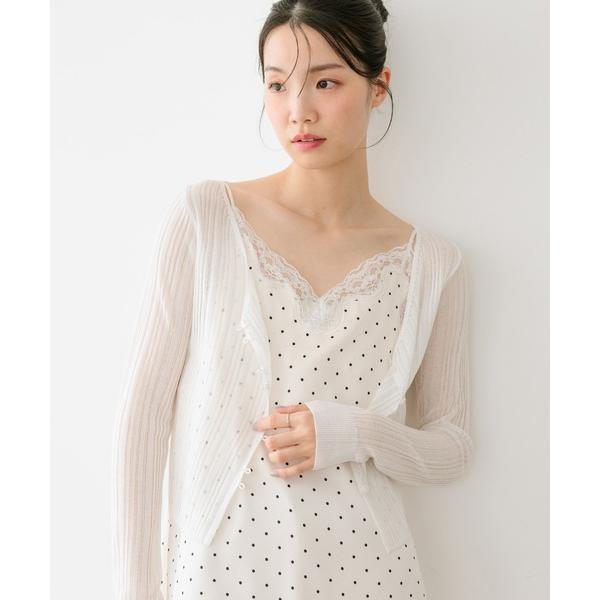 ZOZO問い合わせ番号:105152831ショップ:Heather，ヘザーブランド:Heather，ヘザー商品名:シアースパンコールカーディガン　666499カテゴリ:トップス>カーディガン/ボレロブランド品番:666499素材:レー...