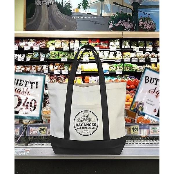 ZOZO問い合わせ番号:105187927ショップ:ANLIO，アンリオブランド:BACANCES ALL INCLUSIVE，バカンサスオールインクルーシブ商品名:BC PICNIC TOTE BAG [ALIEN JOE]カテゴリ:バッ...