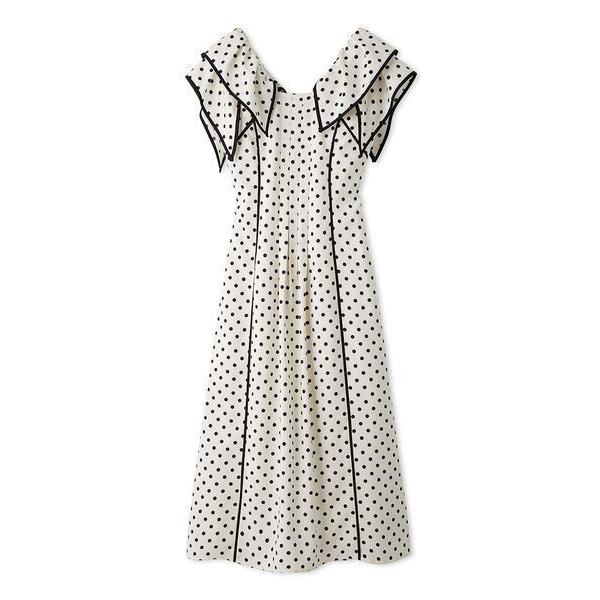 ZOZO問い合わせ番号:105187965ショップ:SNIDEL，スナイデルブランド:SNIDEL，スナイデル商品名:【WEB限定00サイズあり】ラッフルカラープリントワンピースカテゴリ:ワンピース/ドレス>ワンピースブランド品番:S...