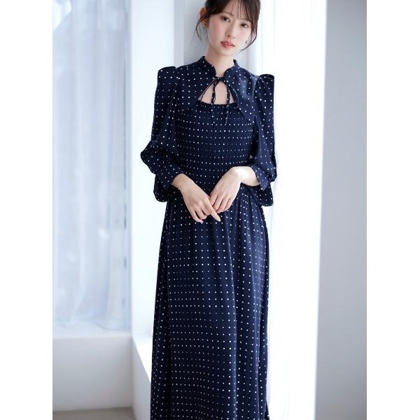 ZOZO問い合わせ番号:105187967ショップ:SNIDEL，スナイデルブランド:SNIDEL，スナイデル商品名:デコルテオープンワンピースカテゴリ:ワンピース/ドレス>ワンピースブランド品番:SWFO261261素材:表地: ポ...