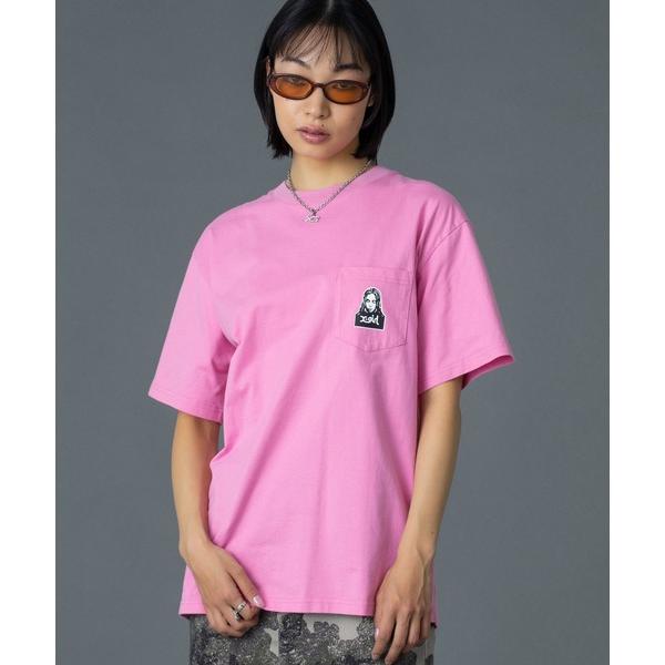 ZOZO問い合わせ番号:105187972ショップ:X-girl，エックスガールブランド:X-girl，エックスガール商品名:FACE AND WORDS POCKET S/S TEEカテゴリ:トップス>Tシャツ/カットソーブランド品...