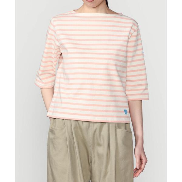 ZOZO問い合わせ番号:105187997ショップ:Bshop，ビショップブランド:ORCIVAL，オーシバル，Bshop，ビショップ商品名:ORCIVAL | コットンロード ショートスリーブ ボートネックバスクシャツ WOMENカテゴリ...