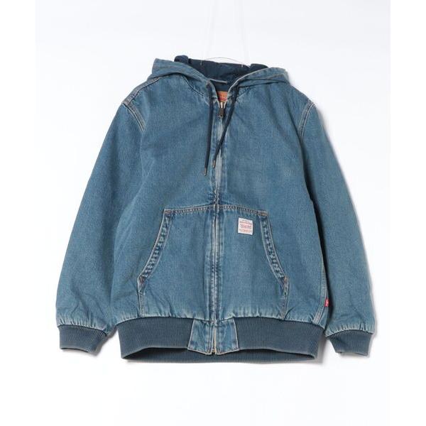 ZOZO問い合わせ番号:105188042ショップ:Right-on，ライトオンブランド:Levi's，リーバイス，Right-on，ライトオン商品名:【Levi's】デニムフードジャケットカテゴリ:ジャケット/アウター>デニムジャケ...