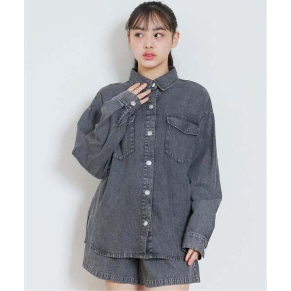 『タイムセール実施中』ZOZO問い合わせ番号:105188118ショップ:NARUMIYA ONLINE，ナルミヤ オンラインブランド:LOVETOXIC，ラブトキシック商品名:【LTXC】デニムシャツセットアップカテゴリ:ワンピース/ドレ...