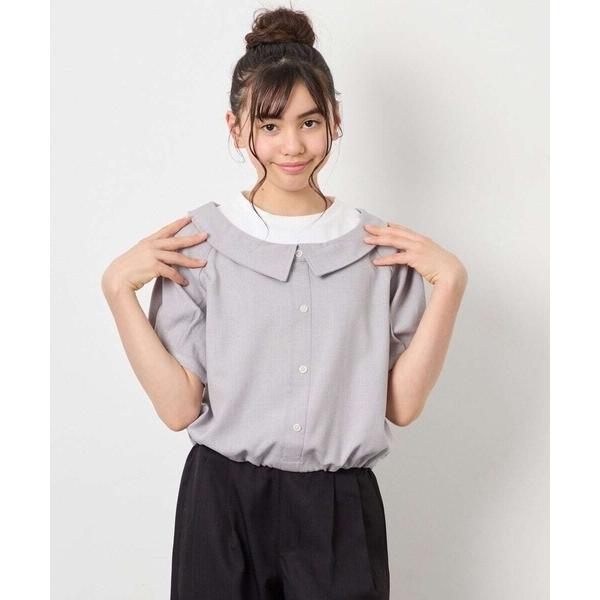 『タイムセール実施中』ZOZO問い合わせ番号:105188175ショップ:a.v.v，アー・ヴェ・ヴェブランド:a.v.v，アーヴェヴェ商品名:[120-160]半袖レイヤード風シャツカテゴリ:トップス>シャツ/ブラウスブランド品番:...