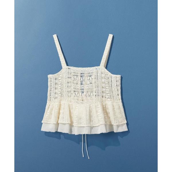 ZOZO問い合わせ番号:105188414ショップ:LEPSIM，レプシィムブランド:LEPSIM，レプシィム商品名:レースキャミ　634422カテゴリ:トップス>キャミソールブランド品番:634422素材:レース部分：綿100%　別...