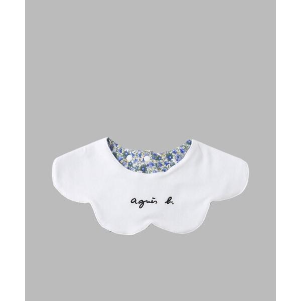 ※このアイテムは返品・交換対象外商品です。ZOZO問い合わせ番号:105188818ショップ:agnes b.，アニエスベーブランド:agnes b.，アニエスベー商品名:ベビー フラワープリント ロゴ刺繍 コットン リバーシブル スタイカ...