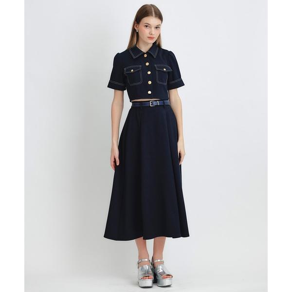 ZOZO問い合わせ番号:105188936ショップ:REDYAZEL，レディアゼルブランド:REDYAZEL，レディアゼル商品名:ショートジャケット×フレアロングスカートセットアップカテゴリ:ジャケット/アウター>セットアップブランド...